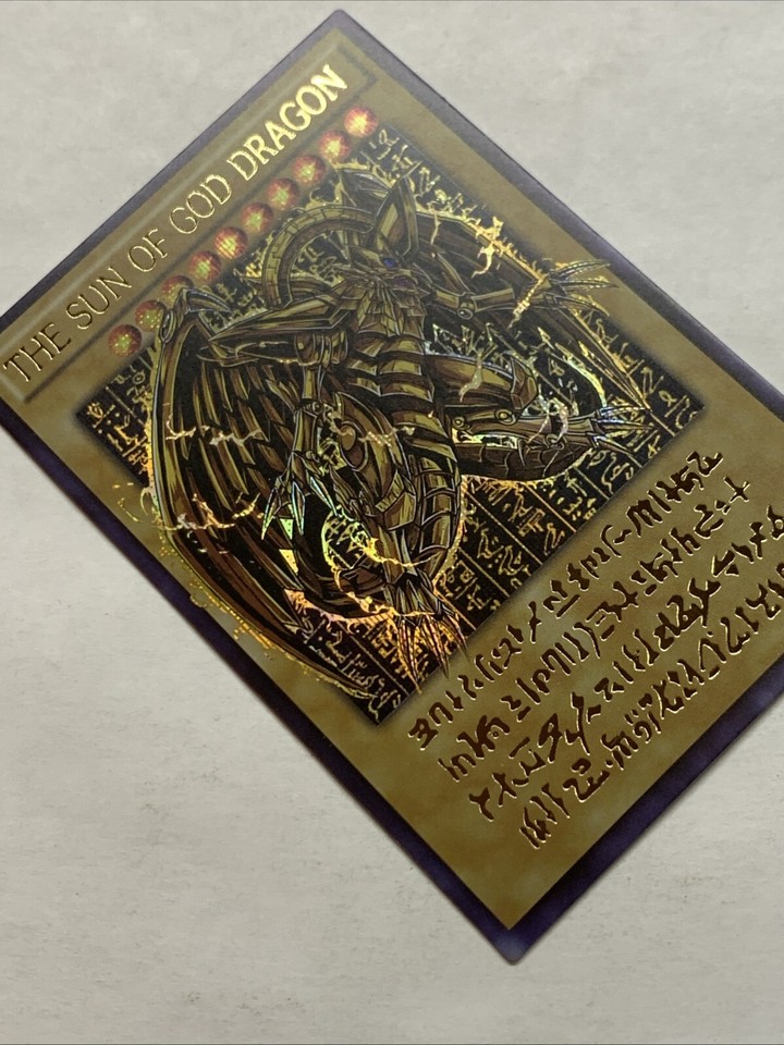 Winged Dragon Of Ra Pop Out Egyptian God Cards ACG Card Holo Anime ...