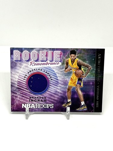 2018-19 Panini NBA Hoops Brandon Ingram Rookie Remembrance Player Worn ...