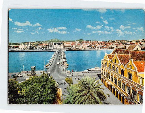 Postcard Pontoon Bridge Willemstad Curaçao | eBay