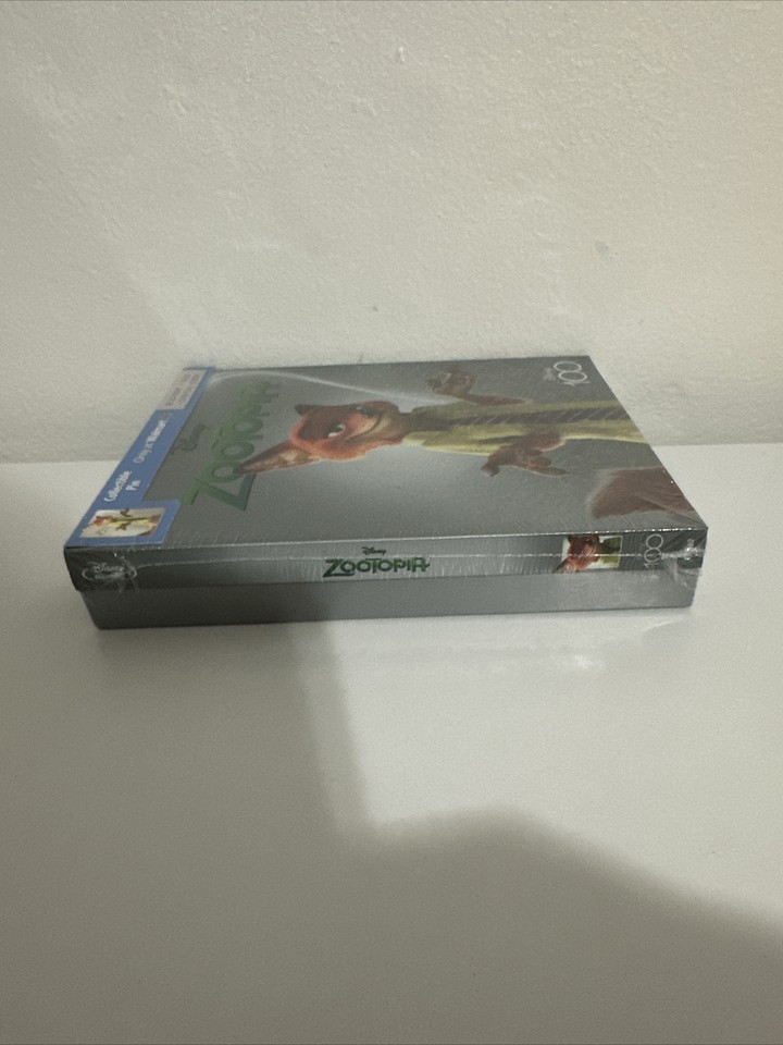 Disney Zootopia Disney100 Edition Blu-ray DVD Digital + Collectors Pin ...