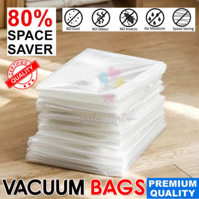 STRONG VACUUM STORAGE SPACE SAVING BAGS VAC BAG SPACE SAVER VACCUM ...