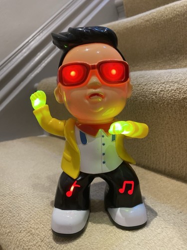 Rare PSY Gangnam Style Electronic Dancing Toy Light Up Music Moving ...