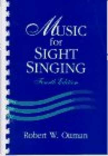 Music for Sight Singing - Spiral-bound, by Ottman Robert W ...