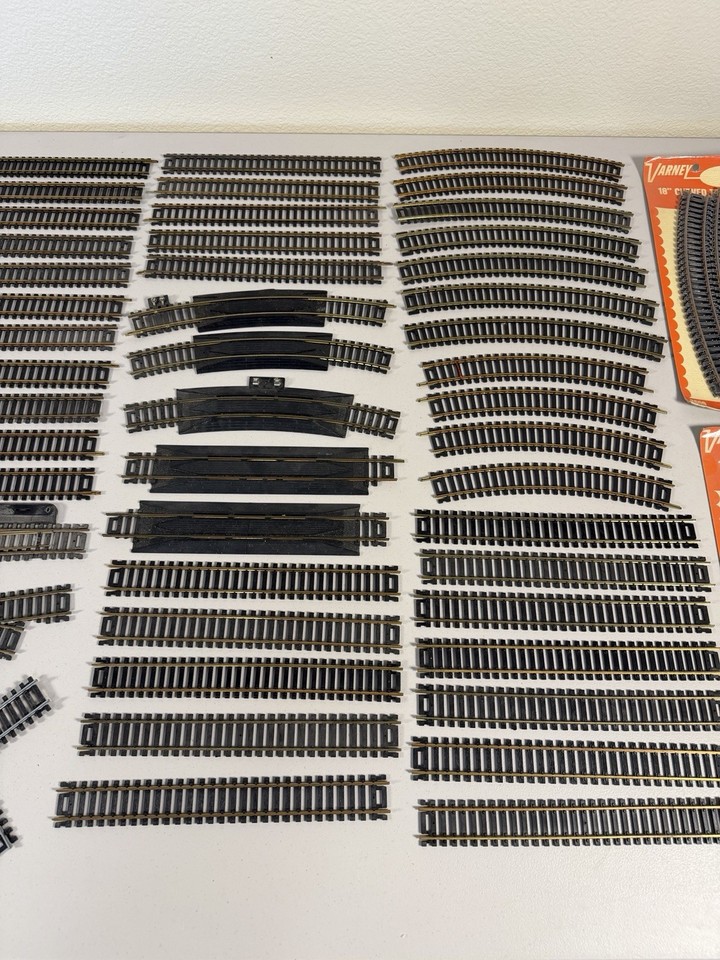 Ho Scale 85 pc Model Railroad Track & Switches & More Lot - Nice | eBay
