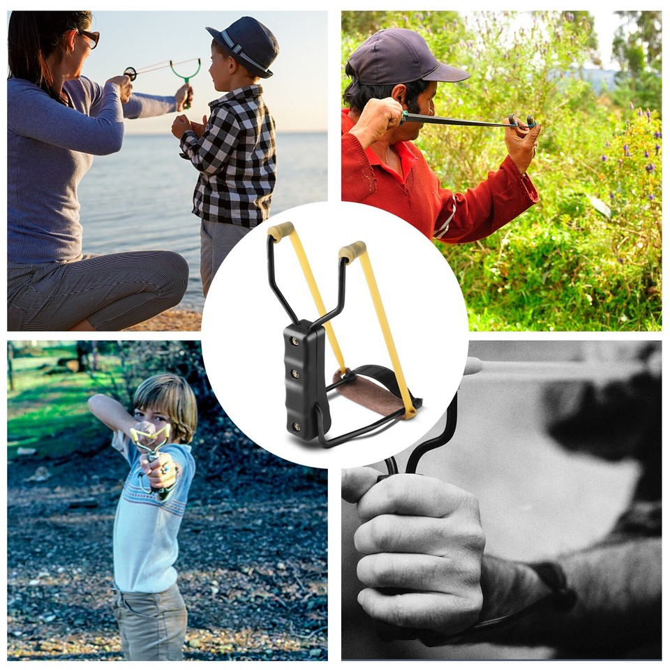 Hunting Professional Catapult Safer Slingshot With Rubber Aim Point ...