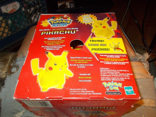 Pokemon Trainer's Choice Ultra Electronic Battle Pikachu Hasbro 2004 ...