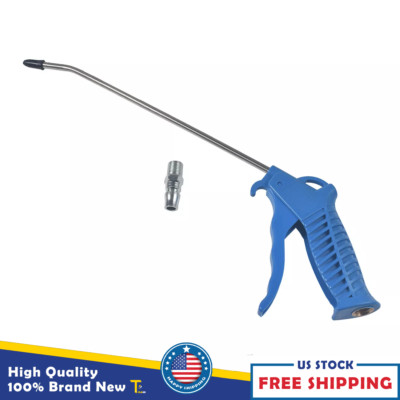 13" Long Offset Angle Nozzle Air Blow Gun with Pistol Grip Brass Pistol ...