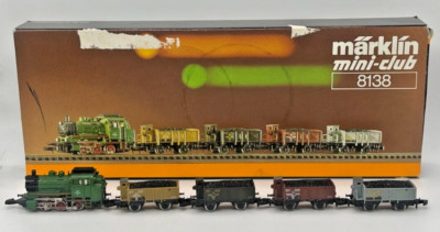 Z Scale Marklin 8138 BR 89 Coal Train 4 Car Set & Locomotive Original ...