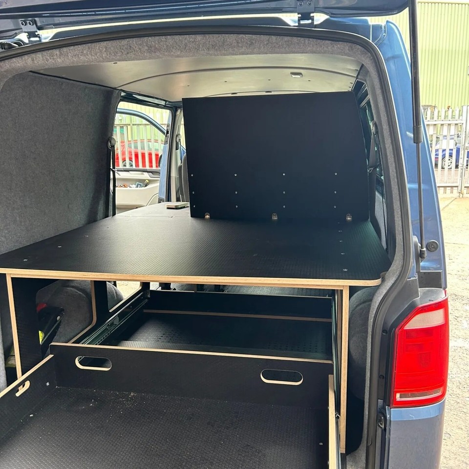 BEKULE XW Split Kombi utility bed pod VW T5 t6 Transporter camper SWB ...