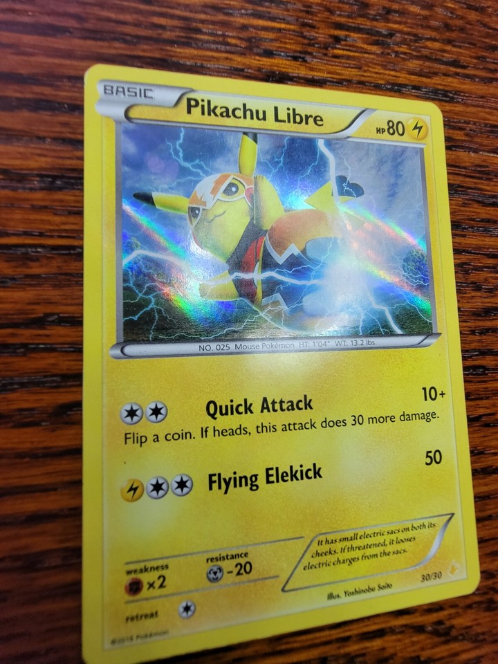 Pokémon TCG Pikachu Libre 30/30 Holo Card | eBay