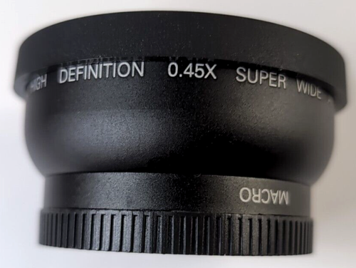HD .45X Super Wide Angle Lens With Macro Japan Optics | eBay