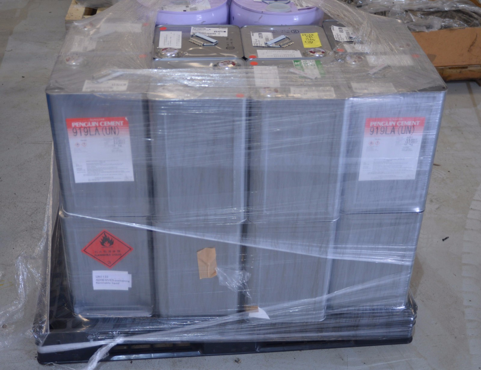 15KG Drum of Sunstar Penguin Cement 919LA (UN) Adhesive spray Glue ...