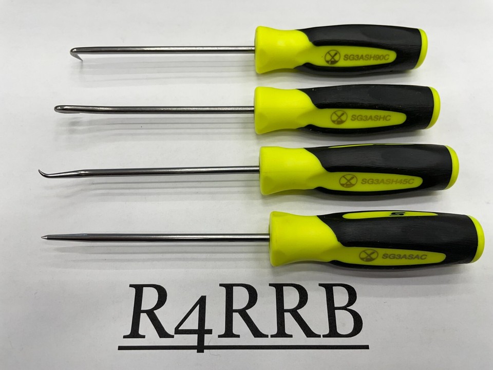 Snap-on Tools USA NEW HIVIZ Mini Soft Grip INSTINCT Awl Hook Pic Set ...