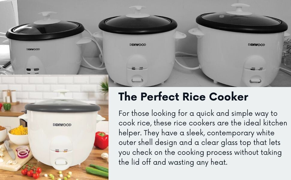Electric Rice Cooker - Non-Stick Removable | Grelly UK