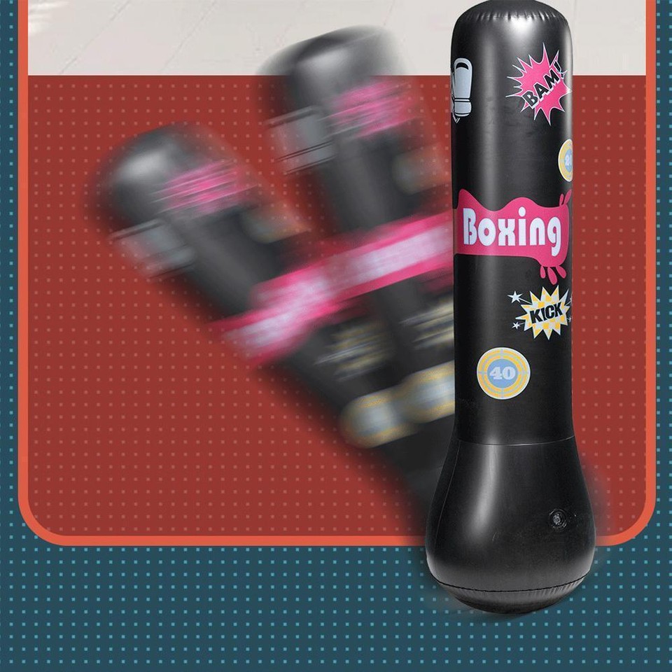 Tumbler Inflatable Boxing Bag Vertical Fitness Punching Bag Children ...