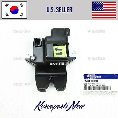 🚩REAR LOCK LATCH TRUNK (GENUINE) 812303X010 HYUNDAI ELANTRA SEDAN 2011 ...