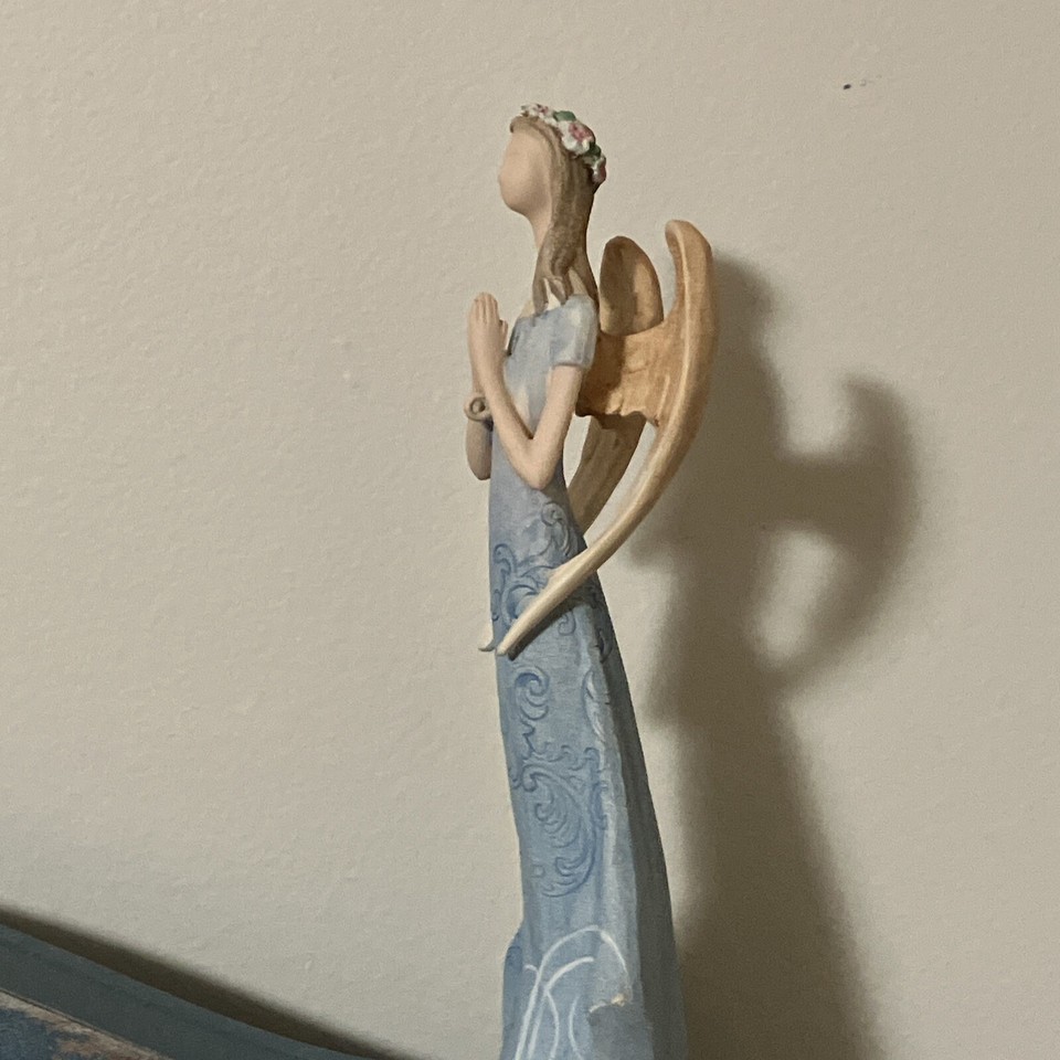 Edens Angels HOPE Christmas Tree Ornament Giftcraft Angel Figure Porcelain Cute! | eBay