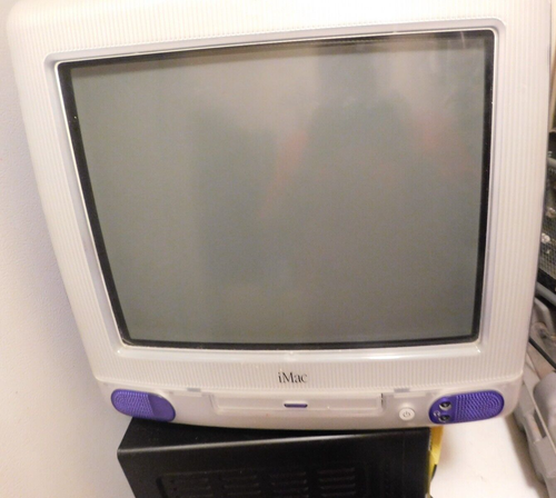 VINTAGE 1998 Apple iMac M4984 Computer Grape COLOR. TESTED/WORKS | eBay