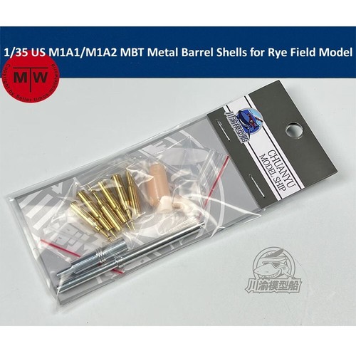 1/35 Scale US M1A1/M1A2 MBT Metal Barrel Shell Kits for Rye Field Model ...