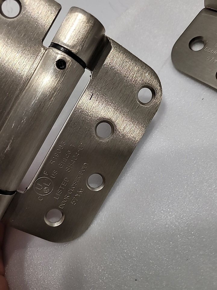 Vantage Point Spring Door Hinges Stainless Steel SH404-01 48022 SATIN ...