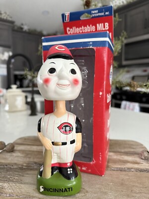 Cincinnati Reds MR. RED Mascot TEI Hand-Painted Nodder Bobblehead NIB ...