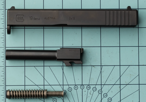Glock 19 Gen 4 Complete Slide Barrel Spring Cal 9 MM Used OEM | eBay