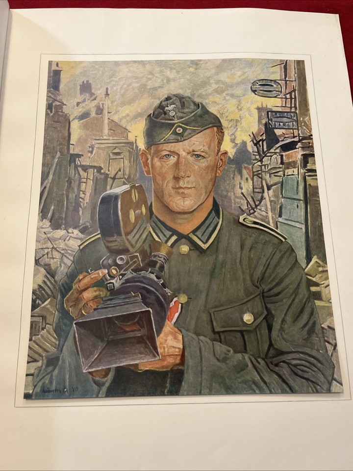 THIRD REICH SOLDIER HOLDING CAMERA HDK Munchen Art Print 1941 WW2 WWII German | eBay