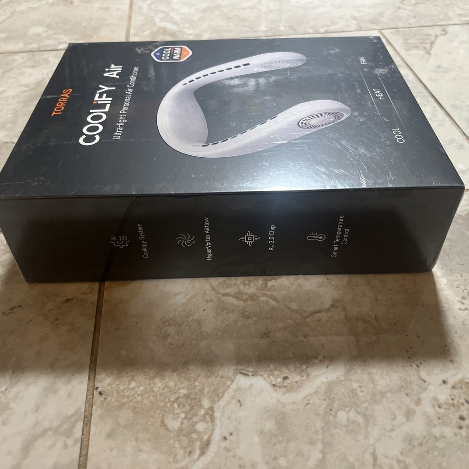 TORRAS COOLiFY Air Ultra-Light Personal Air Conditioner Cool-Warm White | eBay