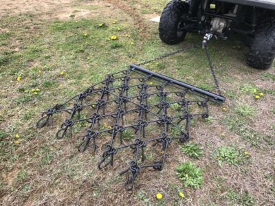 4' x 4' Multi Action Drag Chain Harrow - Overall 90" Long - 3/8" | eBay