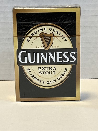 Guinness Extra Stout Beer Lager - Playing Cards - Casino Finish - New ...