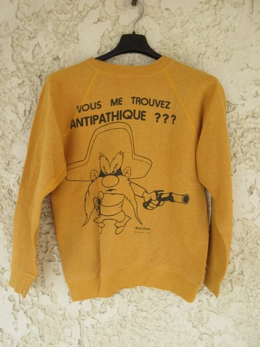 Sweat YOSEMITE SAM LE PIRATE vintage 1983 shirt Blue Eyes Looney Tunes ...