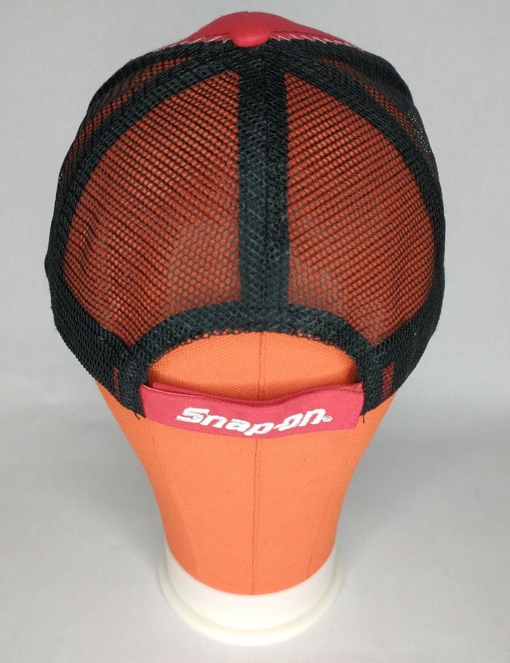 Snap-On Tools Rock N' Roll Cab Express Red/Black Adjustable Mesh ...