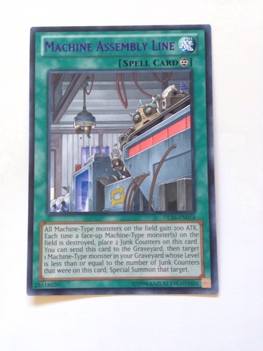 YuGiOh TCG Machine Assembly Line DL16-EN014 (PURPLE) Duelist League ...