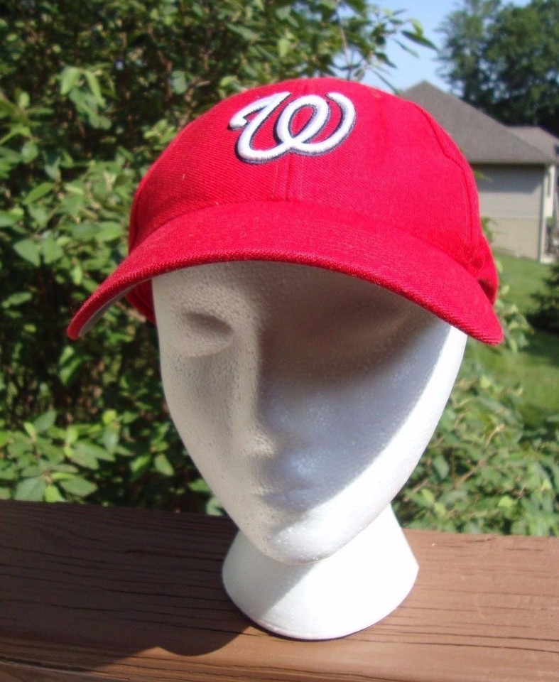 Washington Nationals Baseball Cap Hat Red MLB One Size Fits All 15% ...
