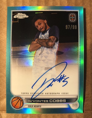 2022-23 Topps Chrome OTE Overtime Elite - Chrome Autographs De'Vontes ...