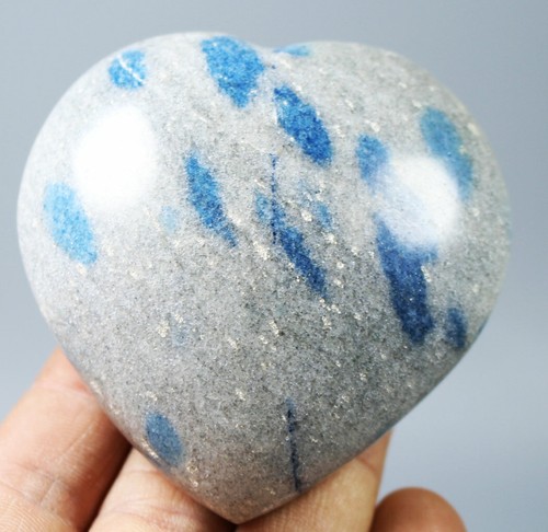 231g Natural Blue AZURITE in K2 JASPER Granite Sphere Polished Heart ...