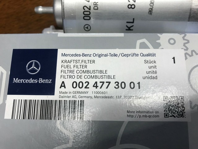 OEM Genuine MERCEDES BENZ Fuel Filter W209 CLK A0024773001 for sale ...