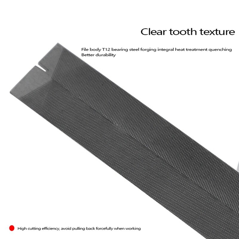 2X(6 Inch Pruning Saw File T12 Bearing Steel Fine-Tooth Rasp File ...