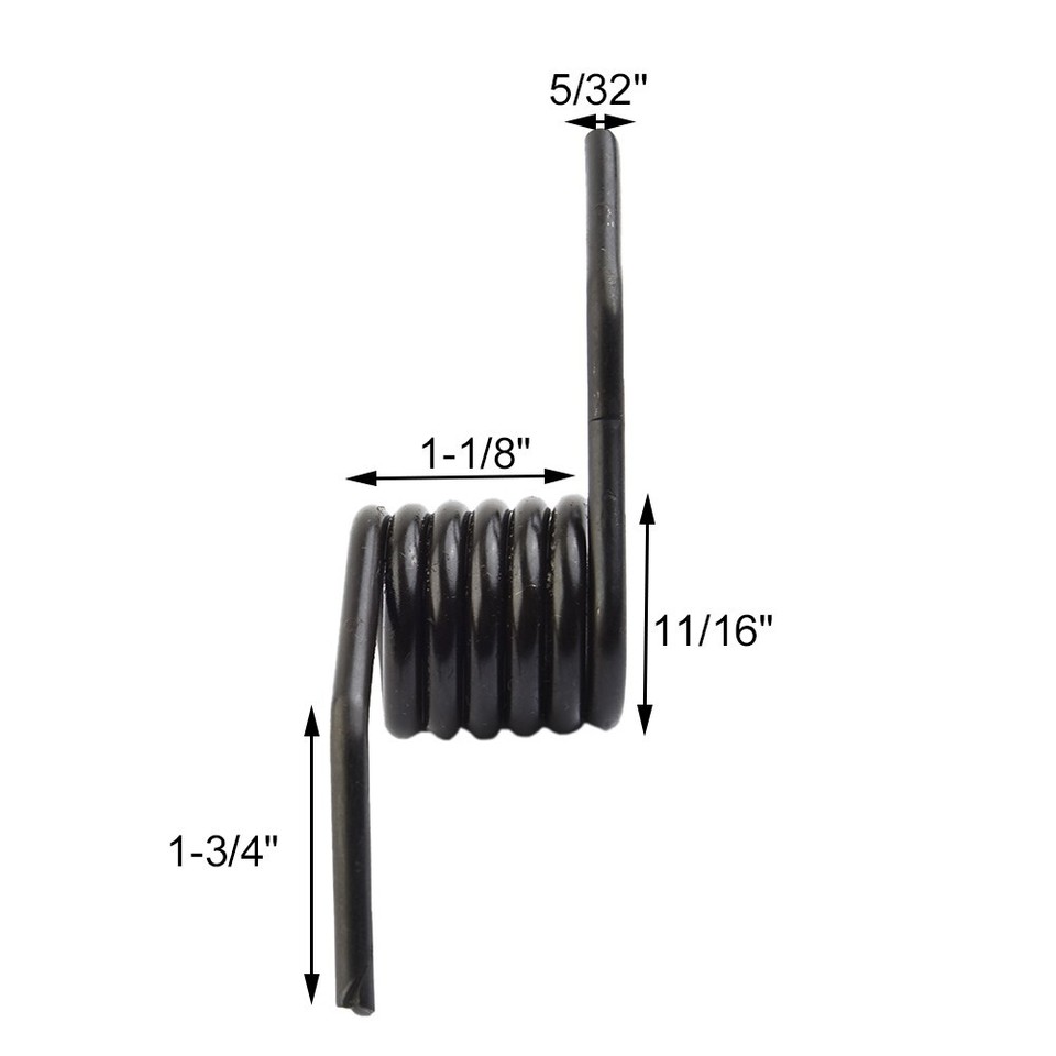 Torsion Handle Return Spring Fits 3-Ton Floor Hydraulic-Spring Black ...