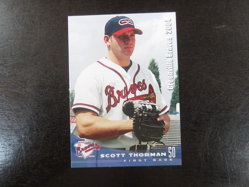 2004 Grandstand Greenville Braves Scott Thorman Card (B17) Atlanta ...