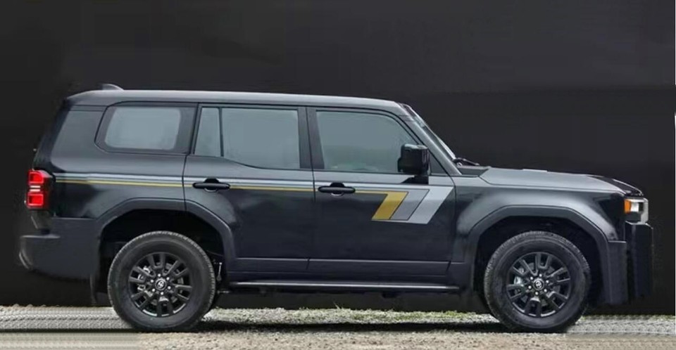 Graphics Racing Stripes Car Sticker Kit For 2024 Toyota Prado Side Door ...