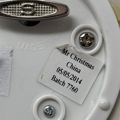 Mr. Christmas Hinged Christmas Tree Ornament Ceramic Music Box ...