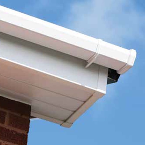 uPVC Roofline Soffit Hollow Cladding Board Sheet Tongue & Groove PVC ...