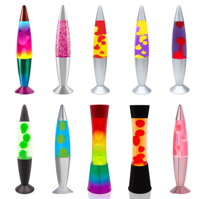 Retro 16" Lava Lamps Relaxing Mood Lights Motion Wax Liquid Relaxation ...