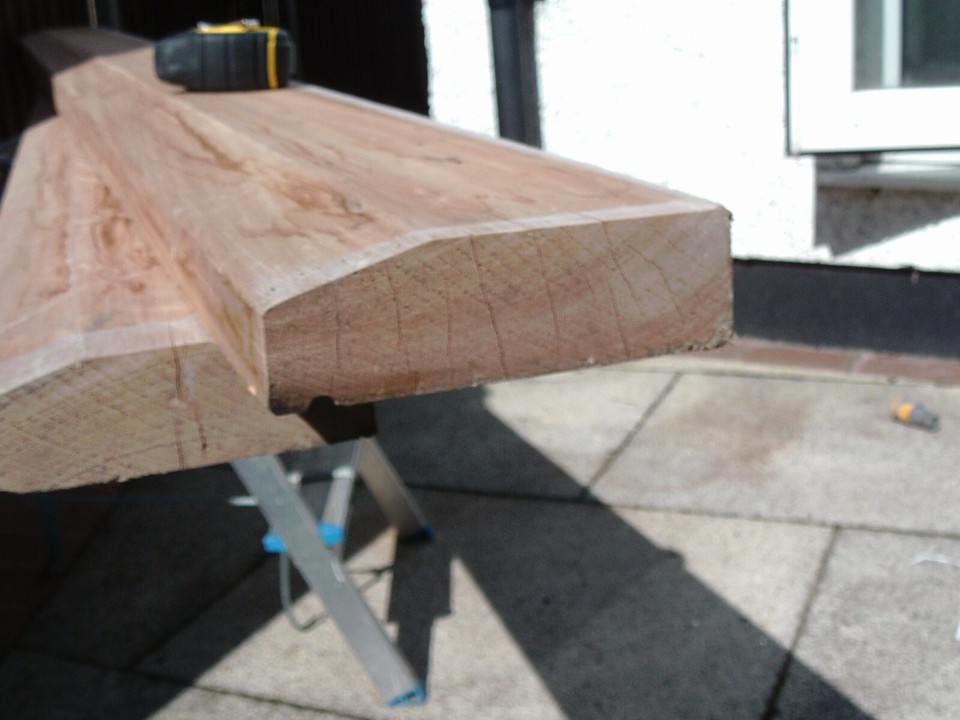 Hardwood Sill For single Door Frame External Wooden Timber Patio Cill ...