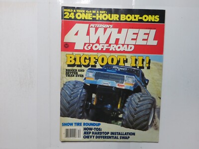 VTG Petersen's 4 Wheel & Off-Road Magazine December 1982 BIG FOOT II O7 ...