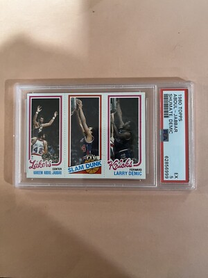 1980 Topps #132 Kareem Abdul -Jabbar, John Shumate, Larry Demic Rookie ...