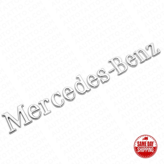 Mercedes-Benz Letter Emblem 3d Logo Nameplate Badge Decoration AMG ...