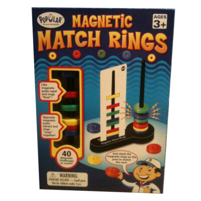 Popular Playthings Magnetic Match Rings Play Stacking Fun Toy Kids ...