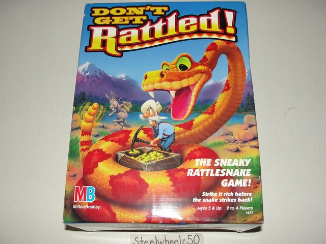 Vintage Don't Get Rattled Game Works Milton Bradley 1993 for sale ...